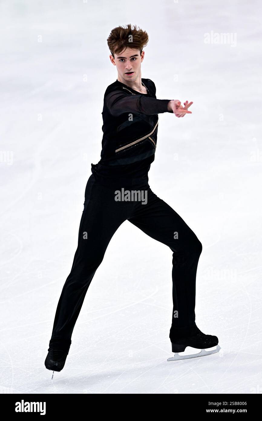 Tallinn, Estonia. 1st Feb 2025. Edward APPLEBY (GBR), during Men Free ...