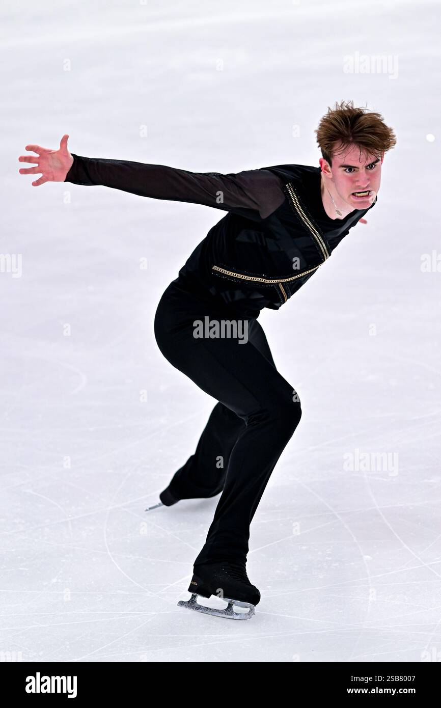Tallinn, Estonia. 1st Feb 2025. Edward APPLEBY (GBR), during Men Free ...