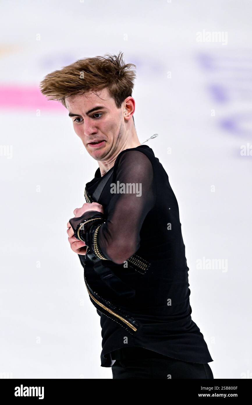 Tallinn, Estonia. 1st Feb 2025. Edward APPLEBY (GBR), during Men Free ...