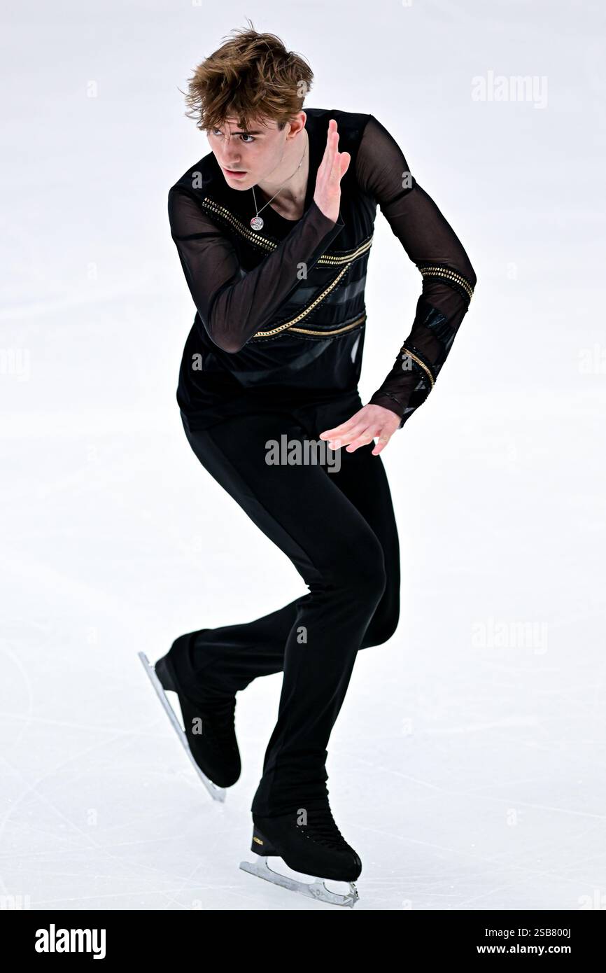 Tallinn, Estonia. 1st Feb 2025. Edward APPLEBY (GBR), during Men Free ...