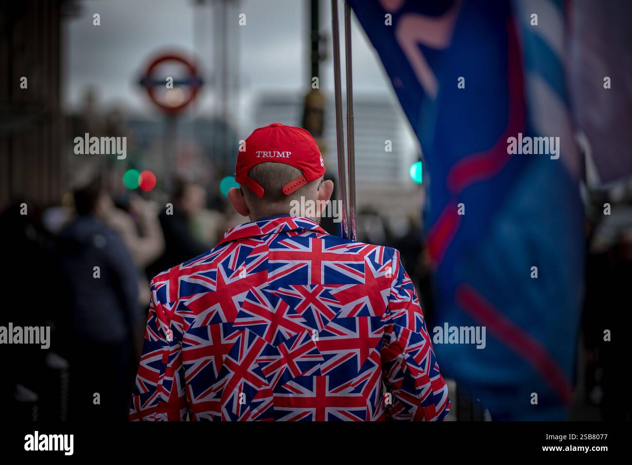 London, UK. 1st February 2025. A few thousand right-wing nationalist ...