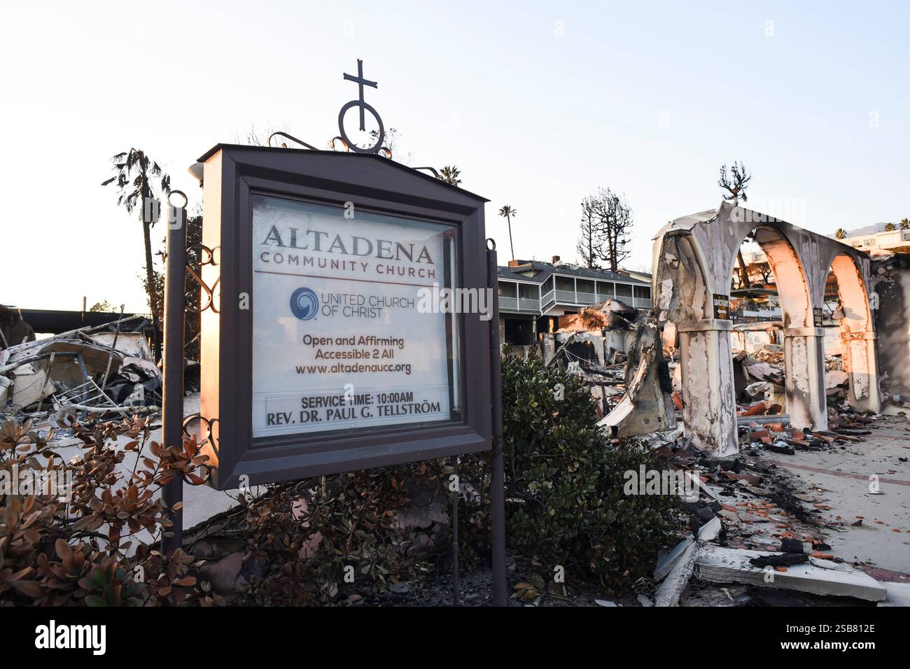 Altadena, Califronia, USA. 17th Jan, 2025. The United Church of Christ ...