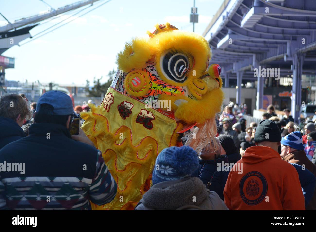 Dancing Dragon at a celebration of the Chinese Lunar New Year at the ...