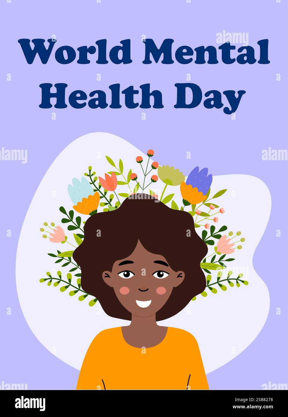 Celebrating World Mental Health Day with vibrant illustrations of ...