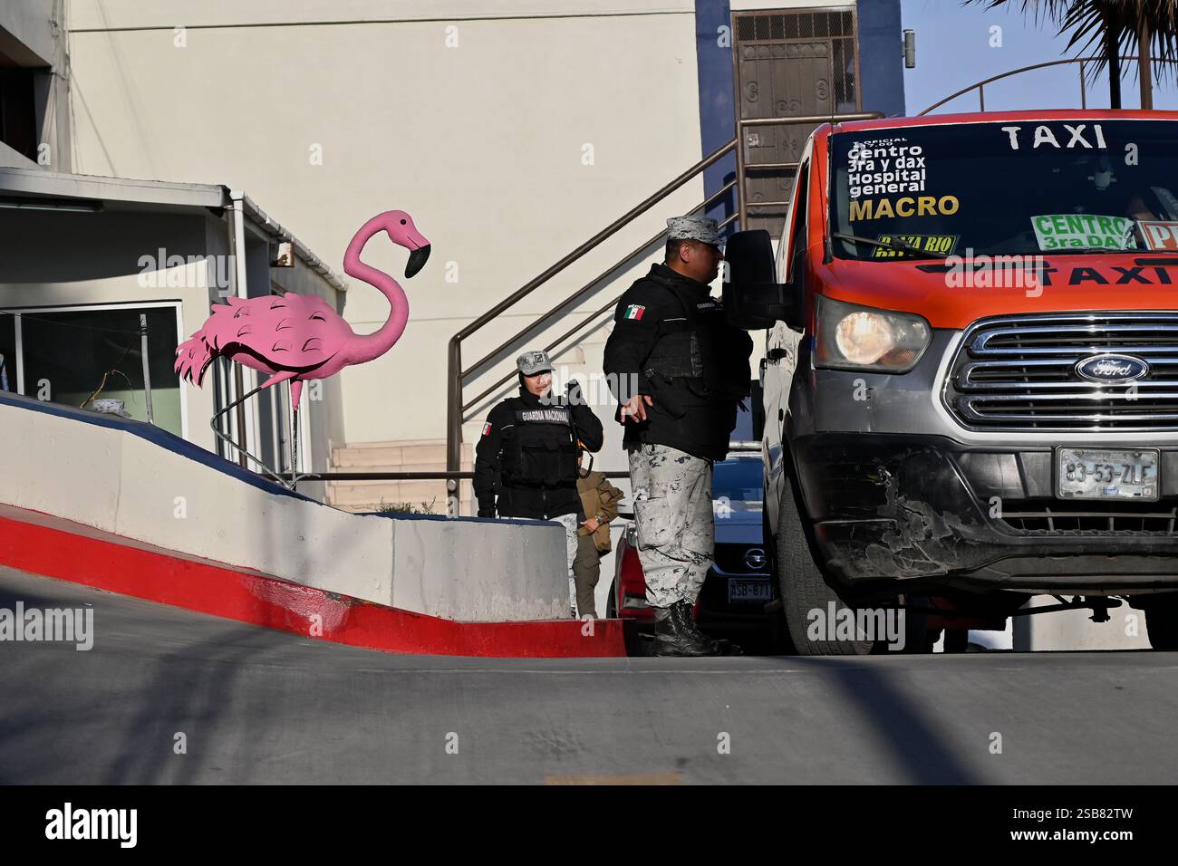 January 31, 2025, Tijuana, Baja California, Mexico: Members of the ...