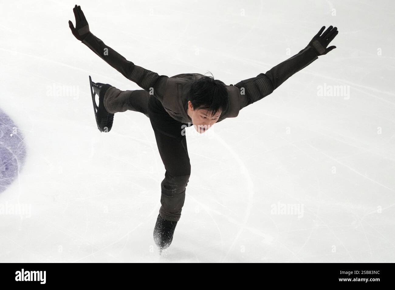 Adam Siao Him Fa of France performs during the men's free skating ...