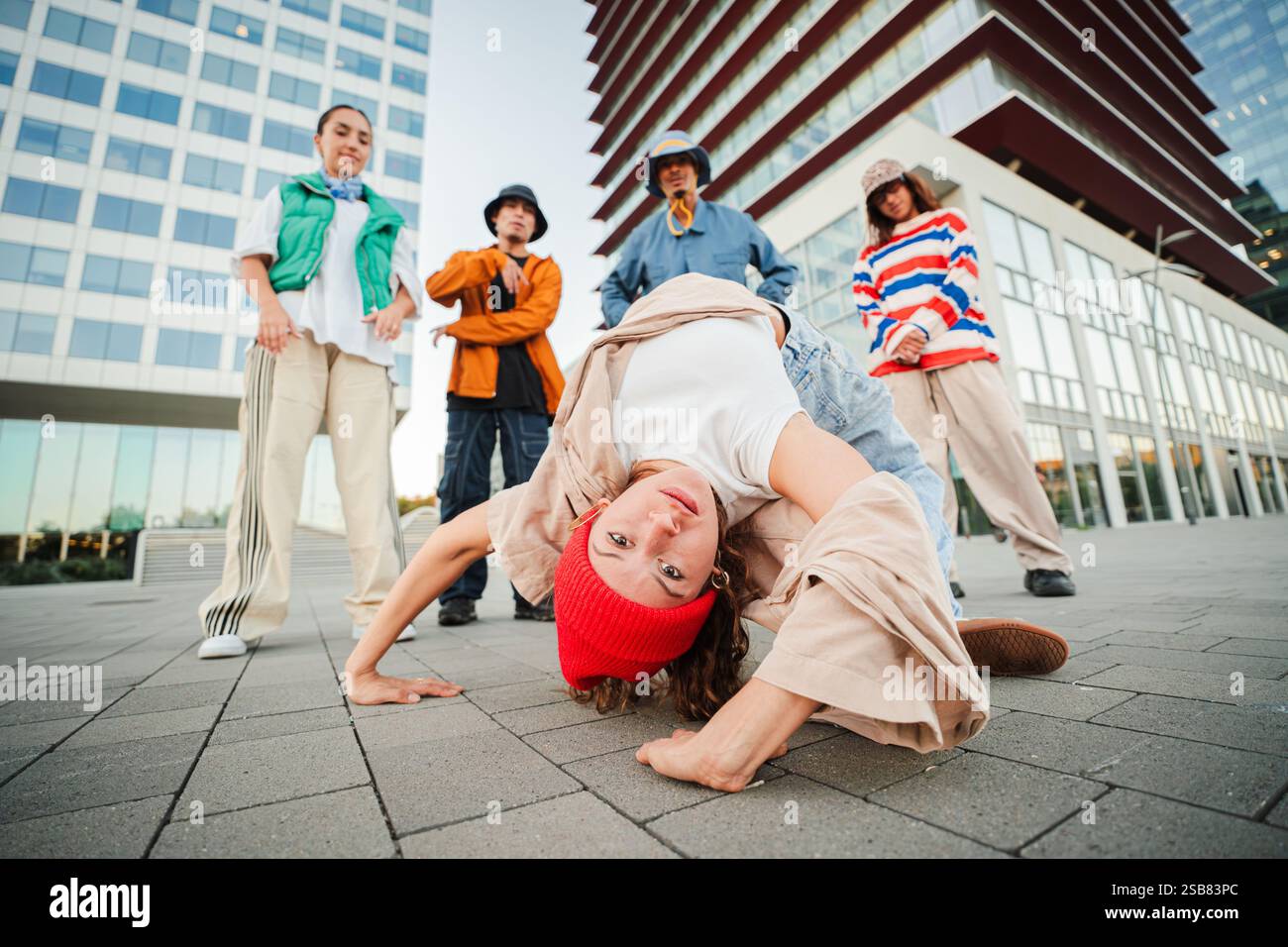 A Talented B-Girl Displays Her Incredible Breakdance Skills While ...