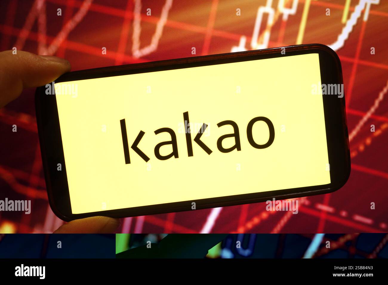 Poland. 25th Jan, 2025. In this photo illustration, the Kakao ...