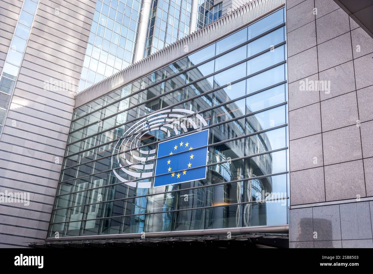 European Parliament Building, Brussels, Belgium – Modern Architecture ...