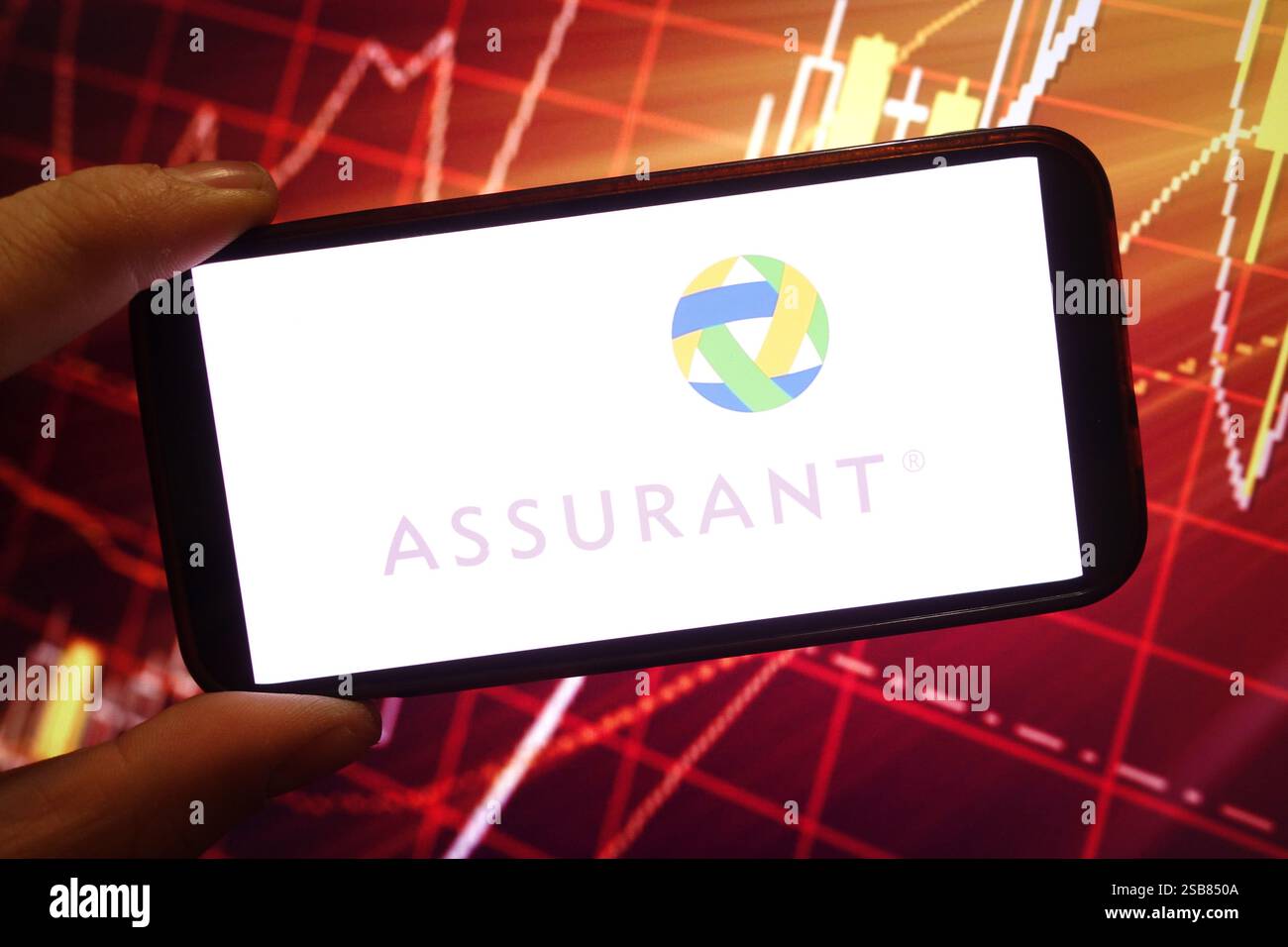 Poland. 1st Feb, 2025. In this photo illustration, the Assurant Inc ...