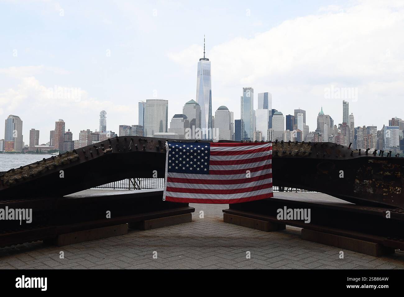 NEW JERSEY CITY / NEW JERSEY /USA/08JUNE 2018 9/11 memorial of fireman ...