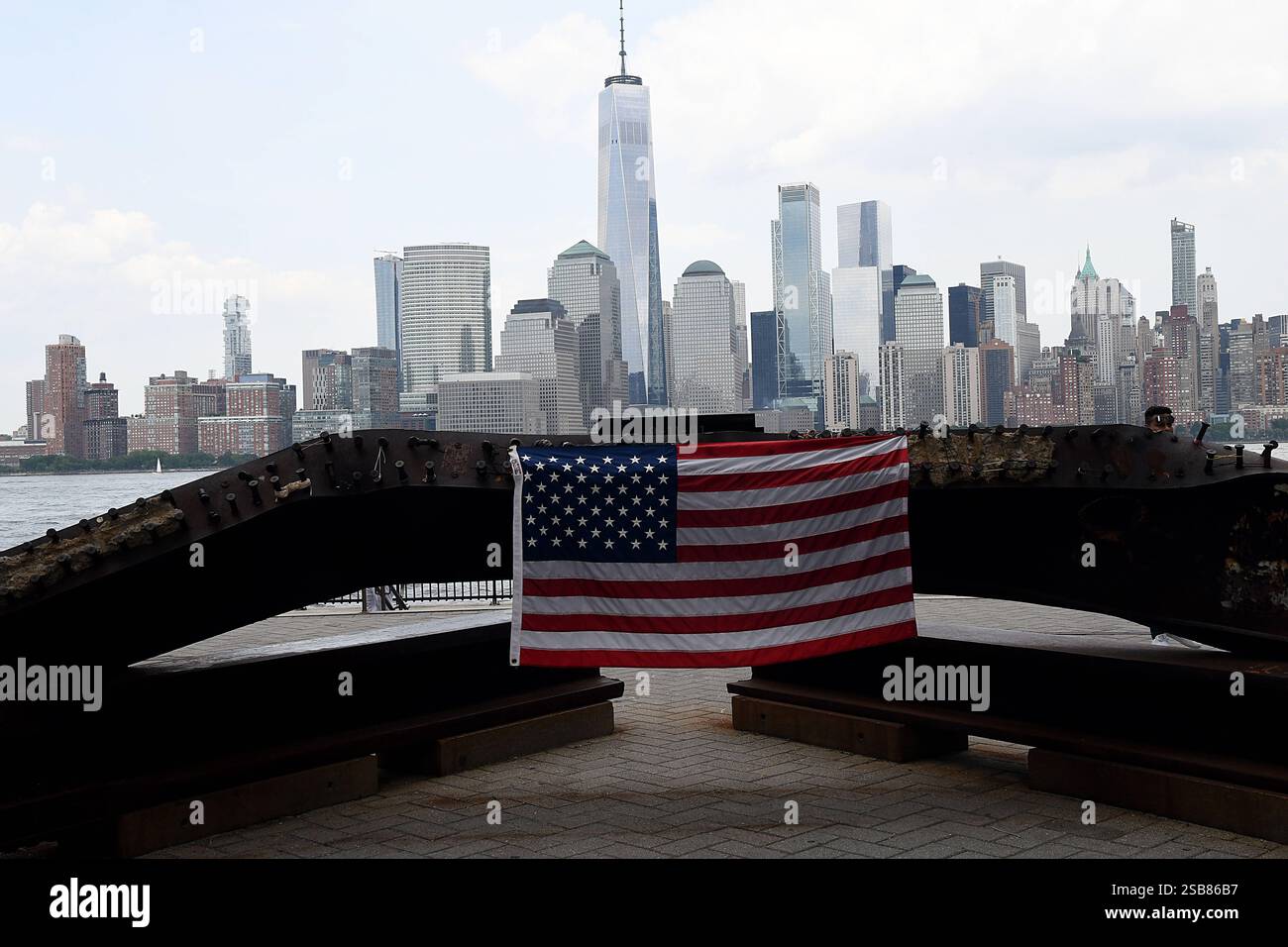 NEW JERSEY CITY / NEW JERSEY /USA/08JUNE 2018 9/11 memorial of fireman ...