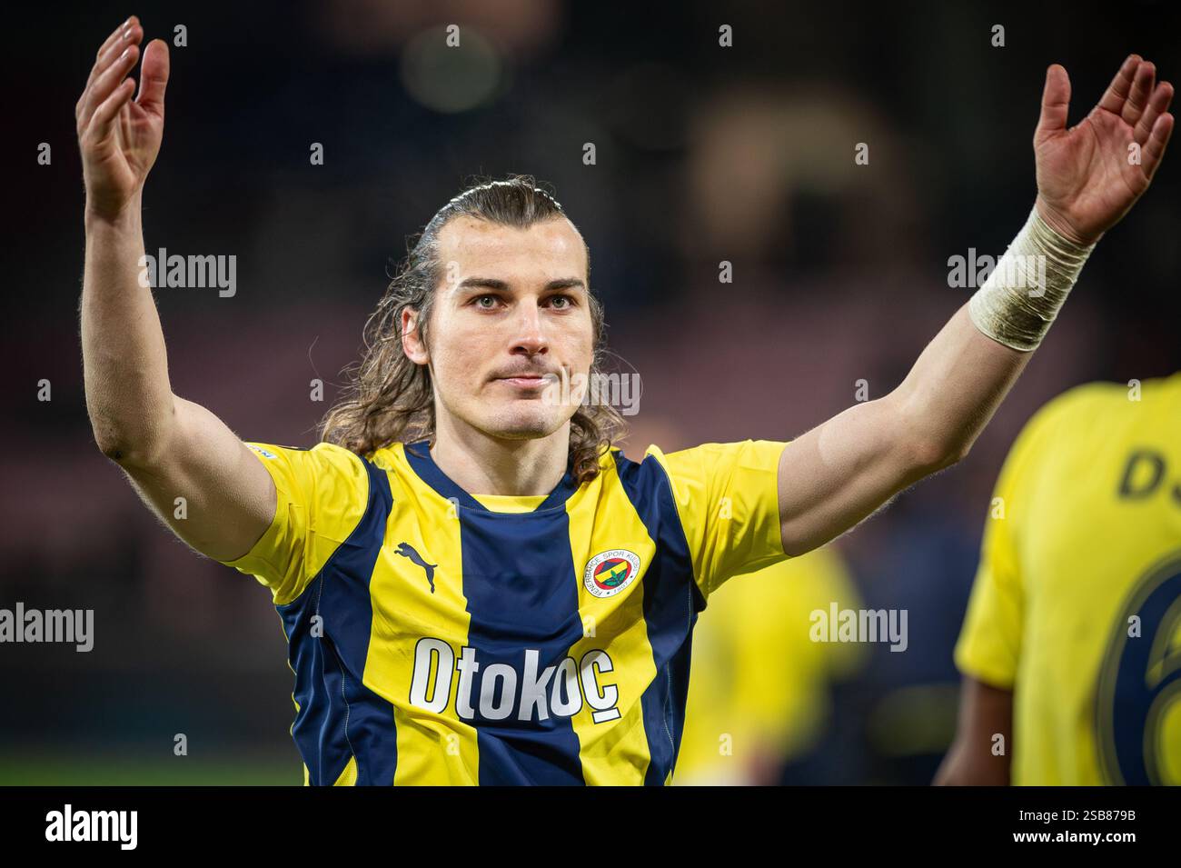 Herning, Denmark. 30th, January 2025. Caglar Soyuncu of Fenerbahce seen ...