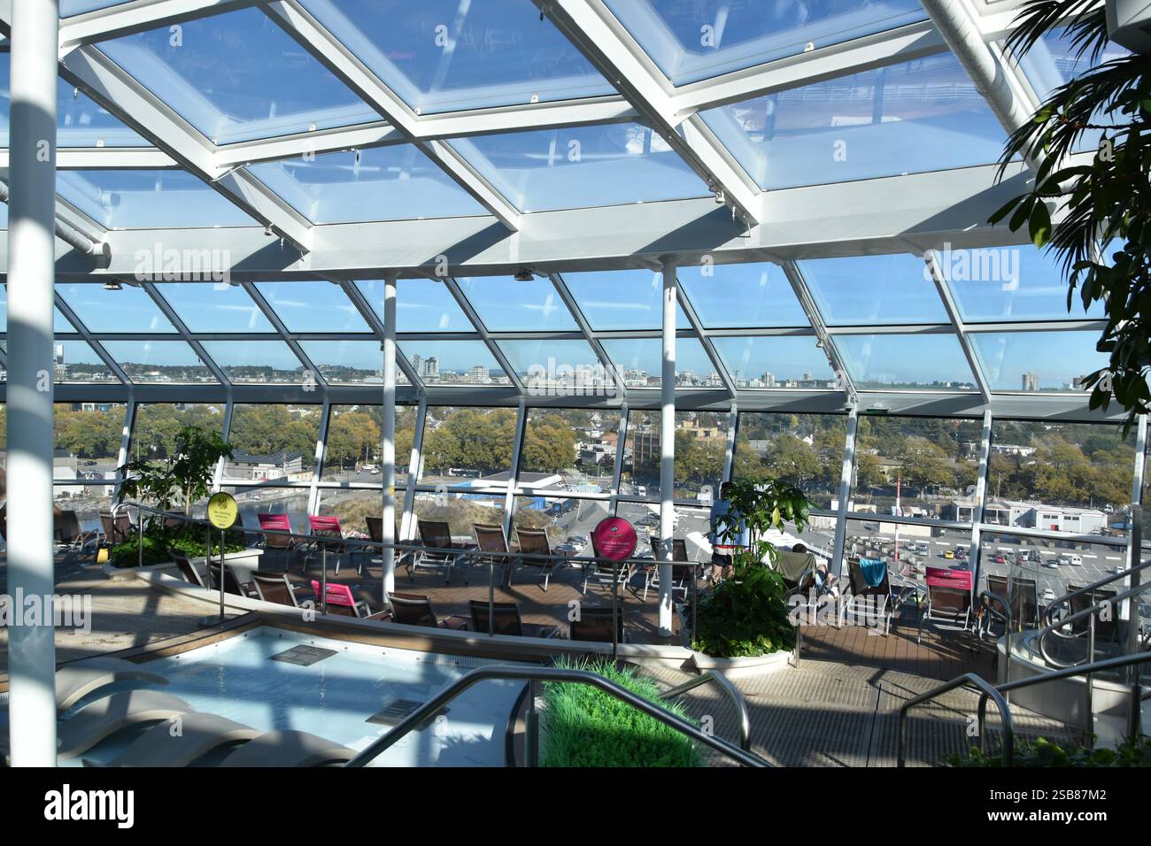 Royal Caribbean's Ovation of the Seas Cruise Ship on its way to Alaska ...