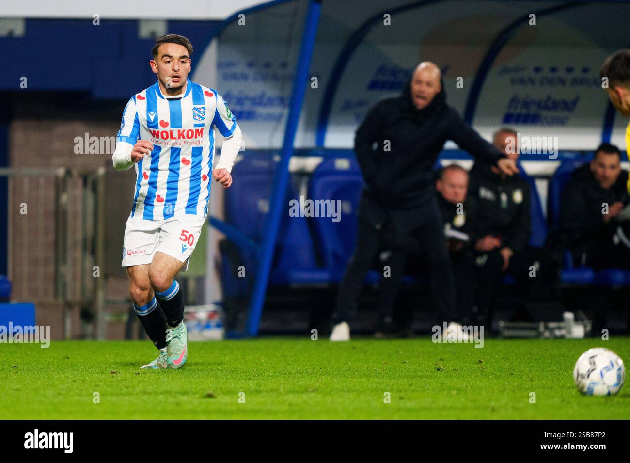 Heerenveen, Netherlands. 01st Feb, 2025. HEERENVEEN, 01-02-2025, Abe Lenstra Stadion, season ...