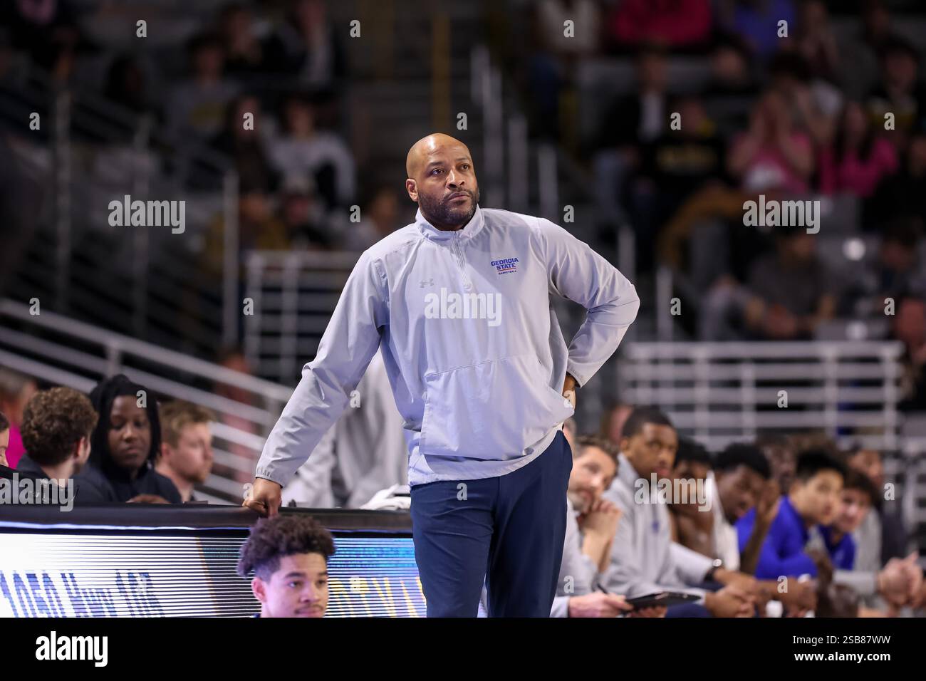 Boone, North Carolina, USA. 1st Feb, 2025. Georgia State Panthers head ...