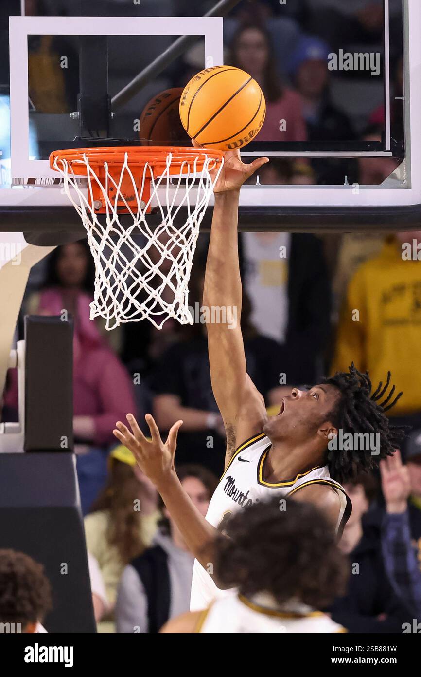 February 1, 2025: Appalachian State Mountaineers forward CJ Huntley (15 ...