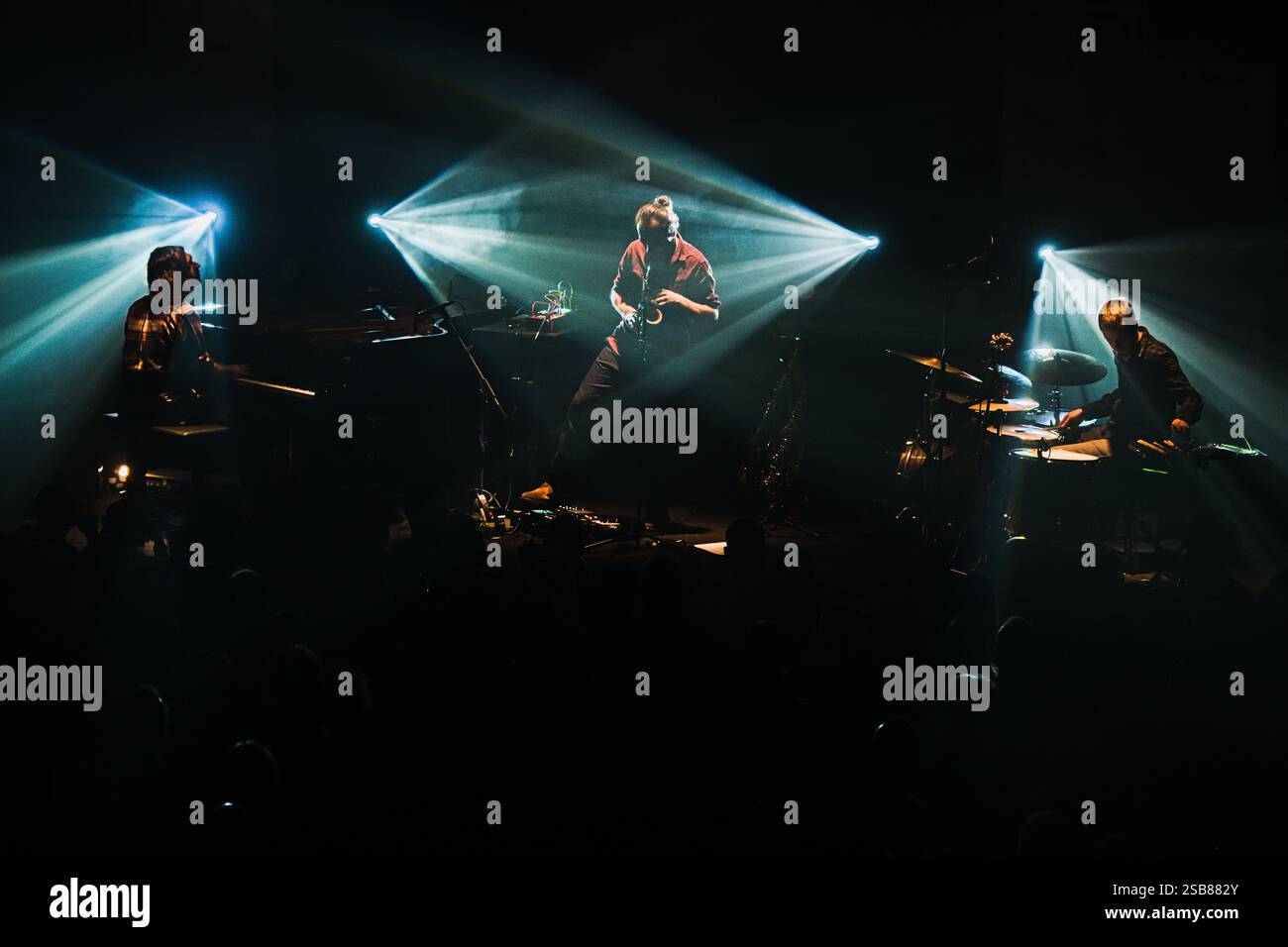 Brno, Czech Republic. 01st Feb, 2025. British trio Mammal Hands ...