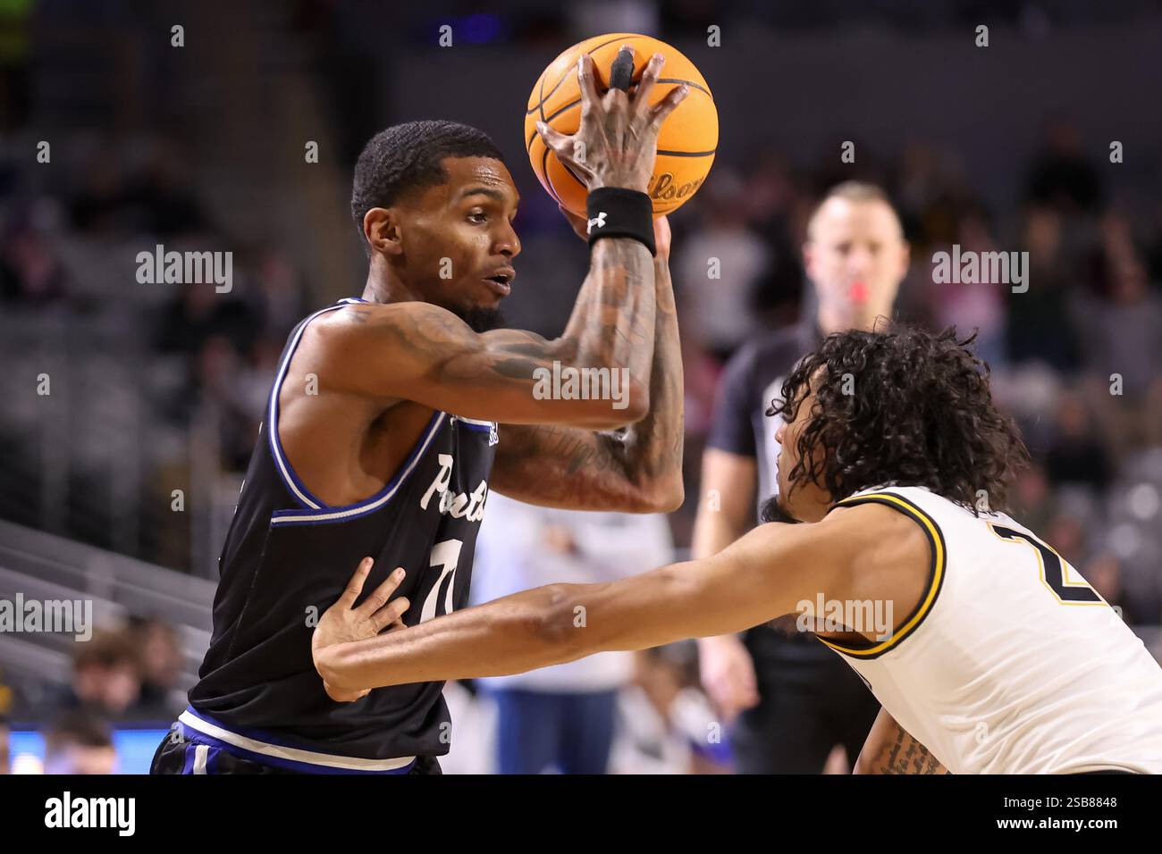 Boone, North Carolina, USA. 1st Feb, 2025. Georgia State Panthers guard ...