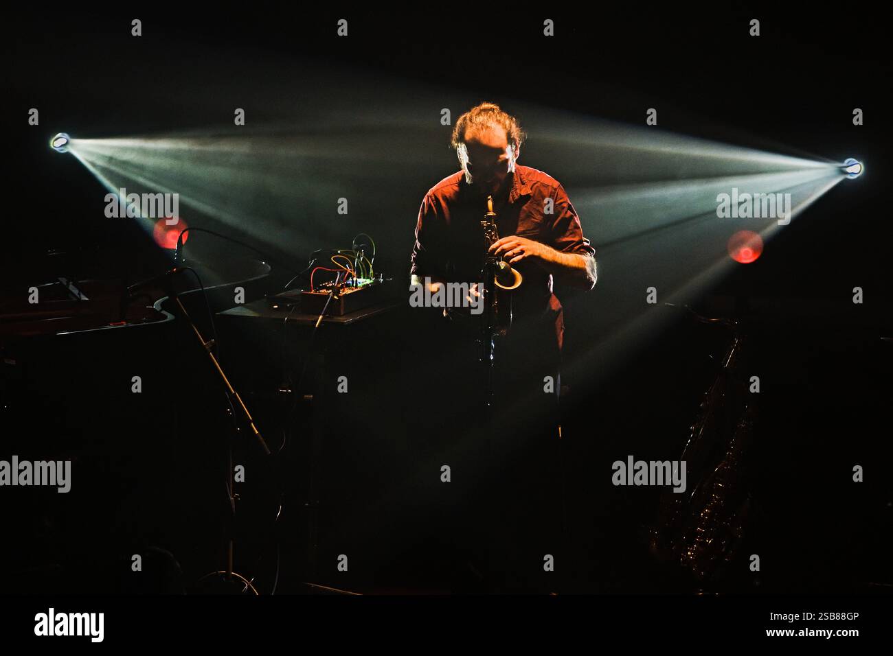Brno, Czech Republic. 01st Feb, 2025. British trio Mammal Hands ...