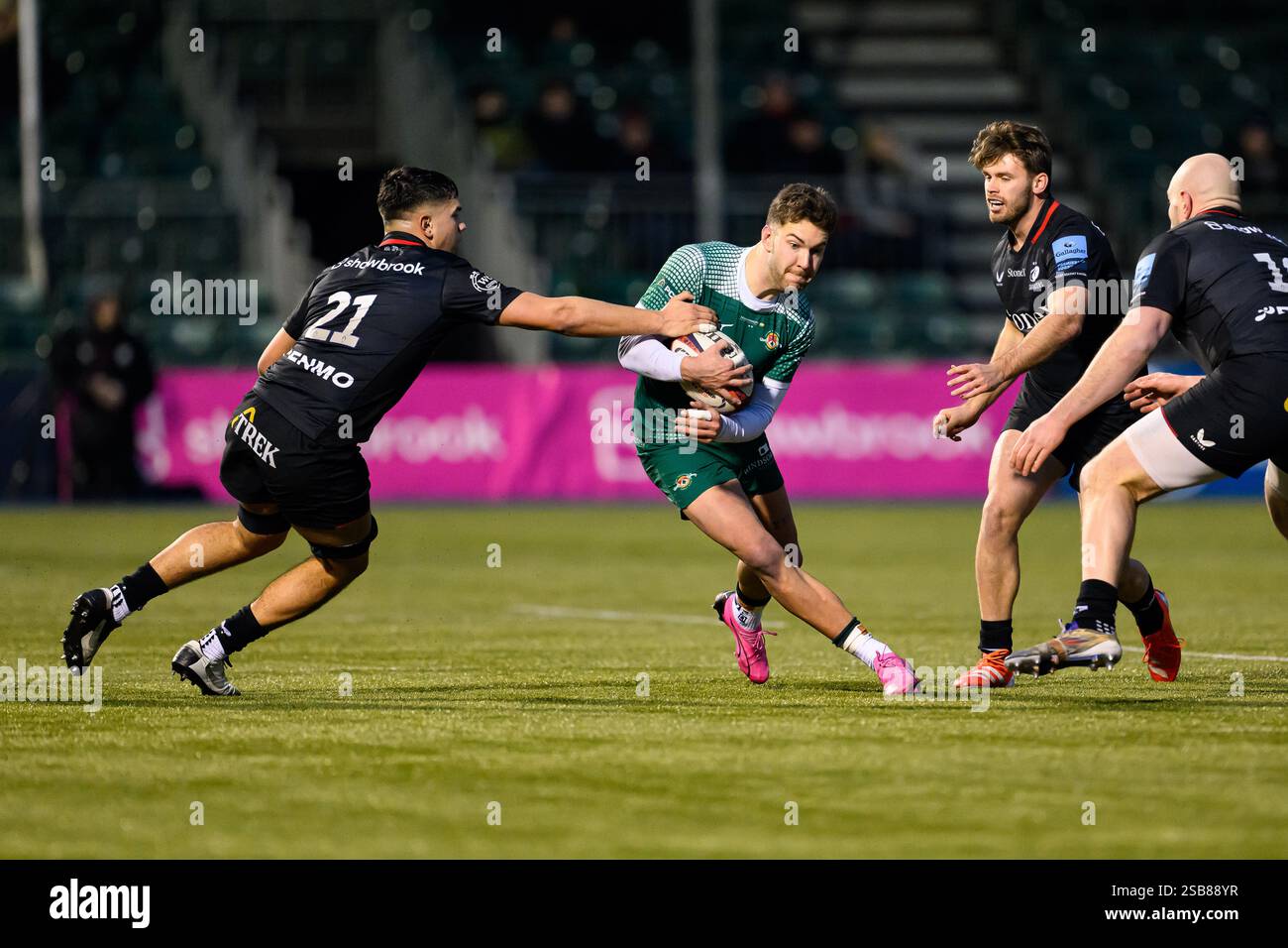 LONDON, UNITED KINGDOM. 01, Feb 25. during Premiership Rugby Cup ...