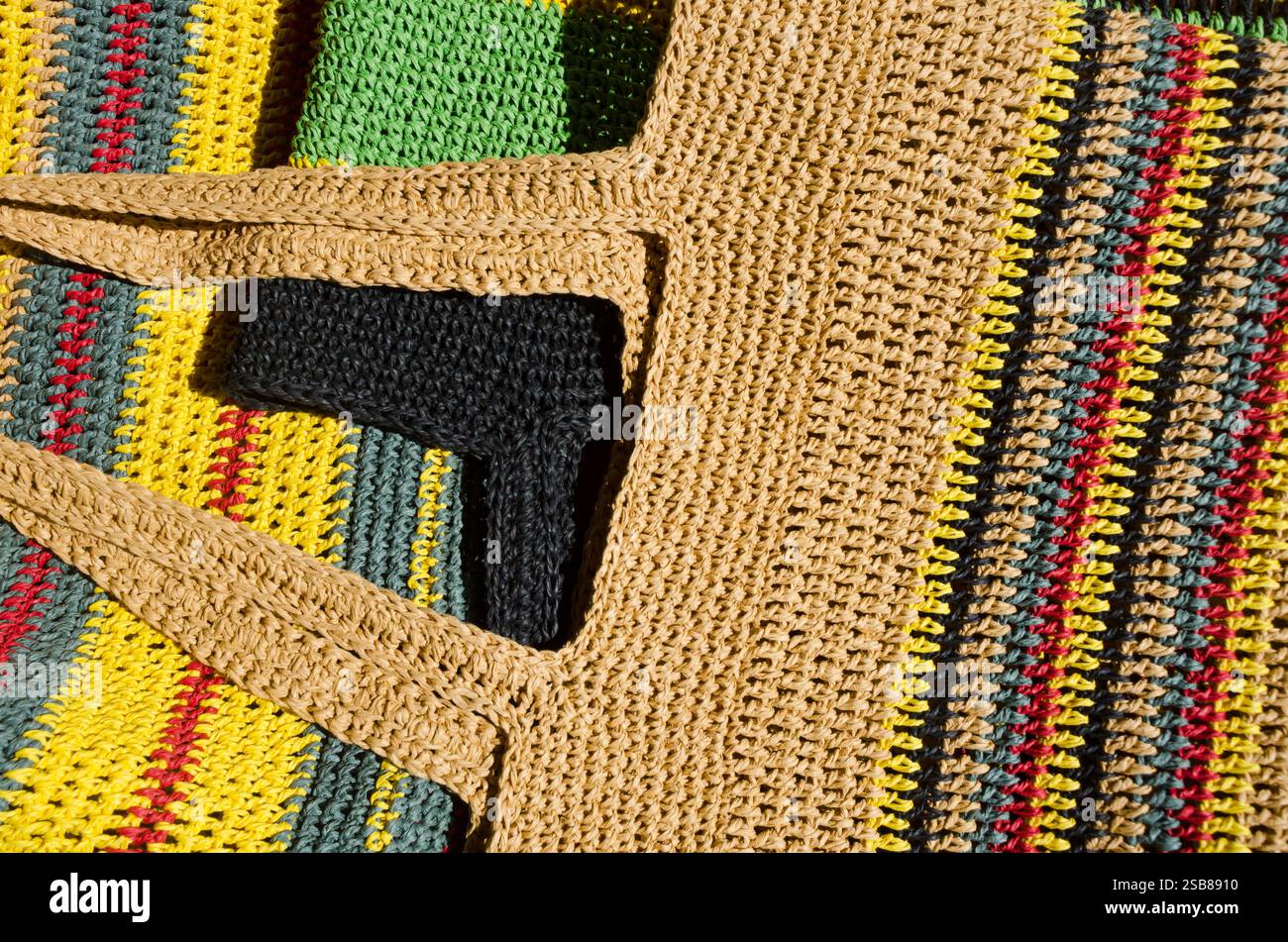 Women's bags. Handmade raffia beach bags. Beautiful colorful bags for ...