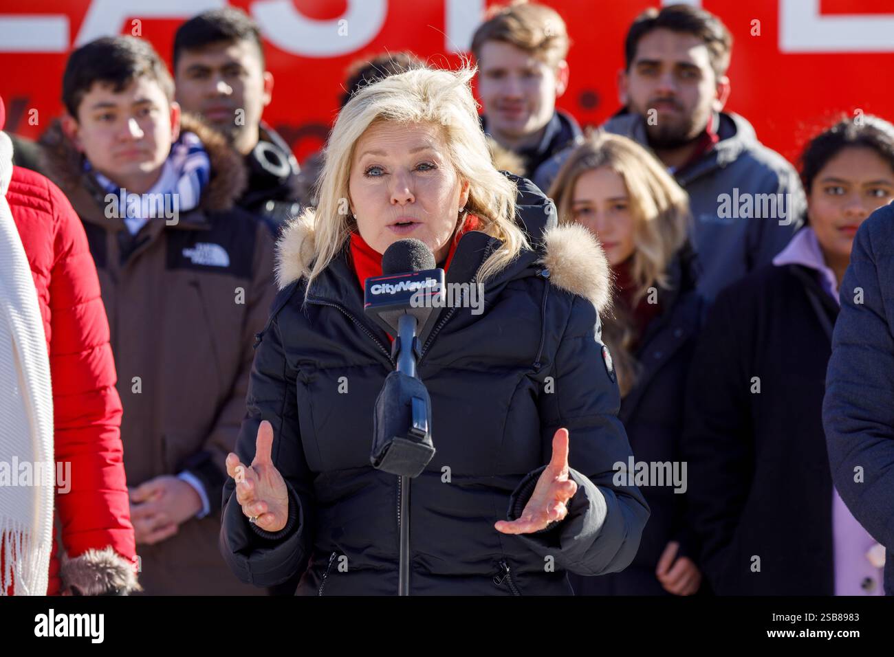Toronto, Canada. 01st Feb, 2025. Ontario Liberal Party Leader Bonnie ...