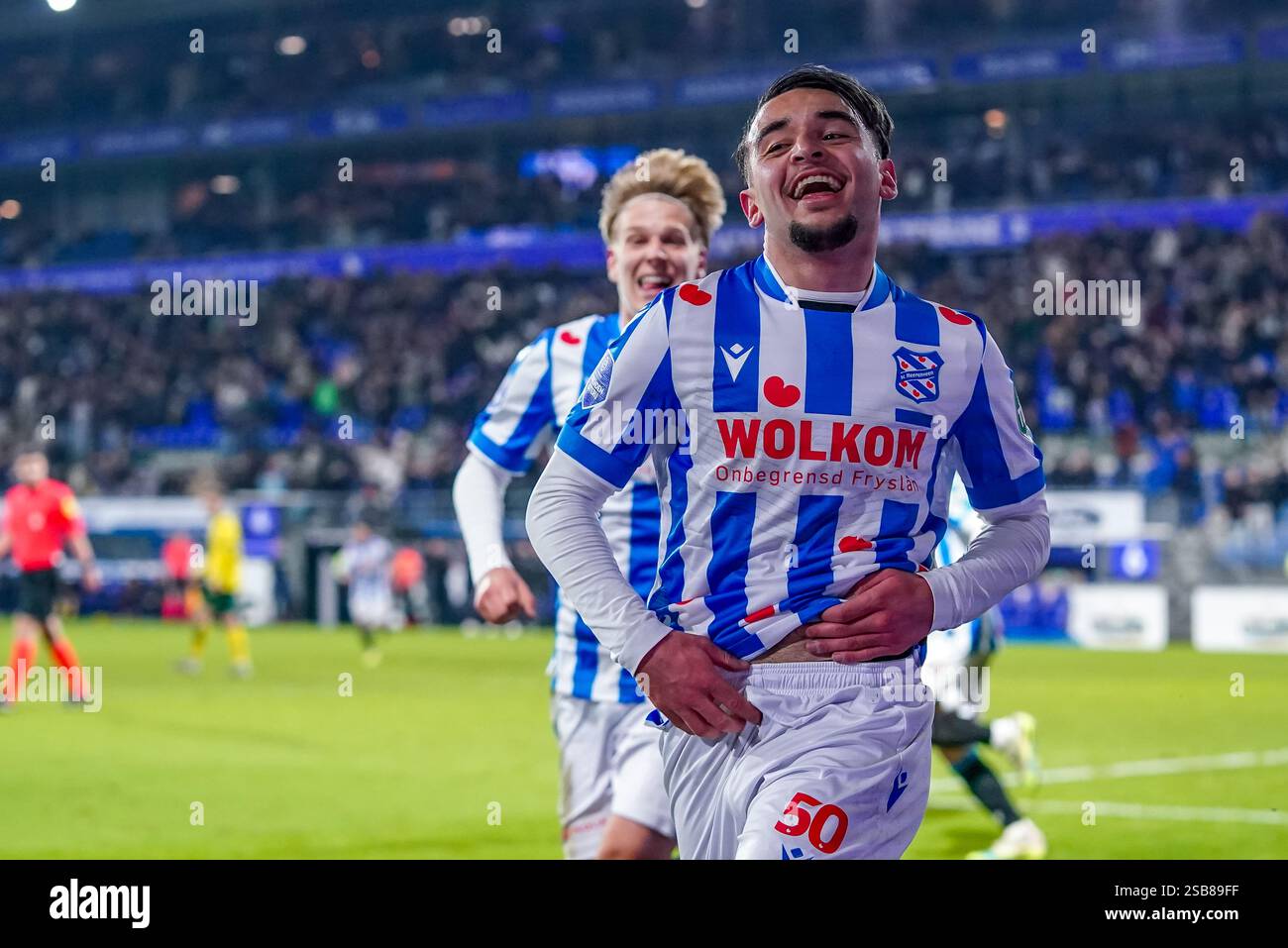 HEERENVEEN, NETHERLANDS - FEBRUARY 1: Eser Gurbuz of sc Heerenveen ...
