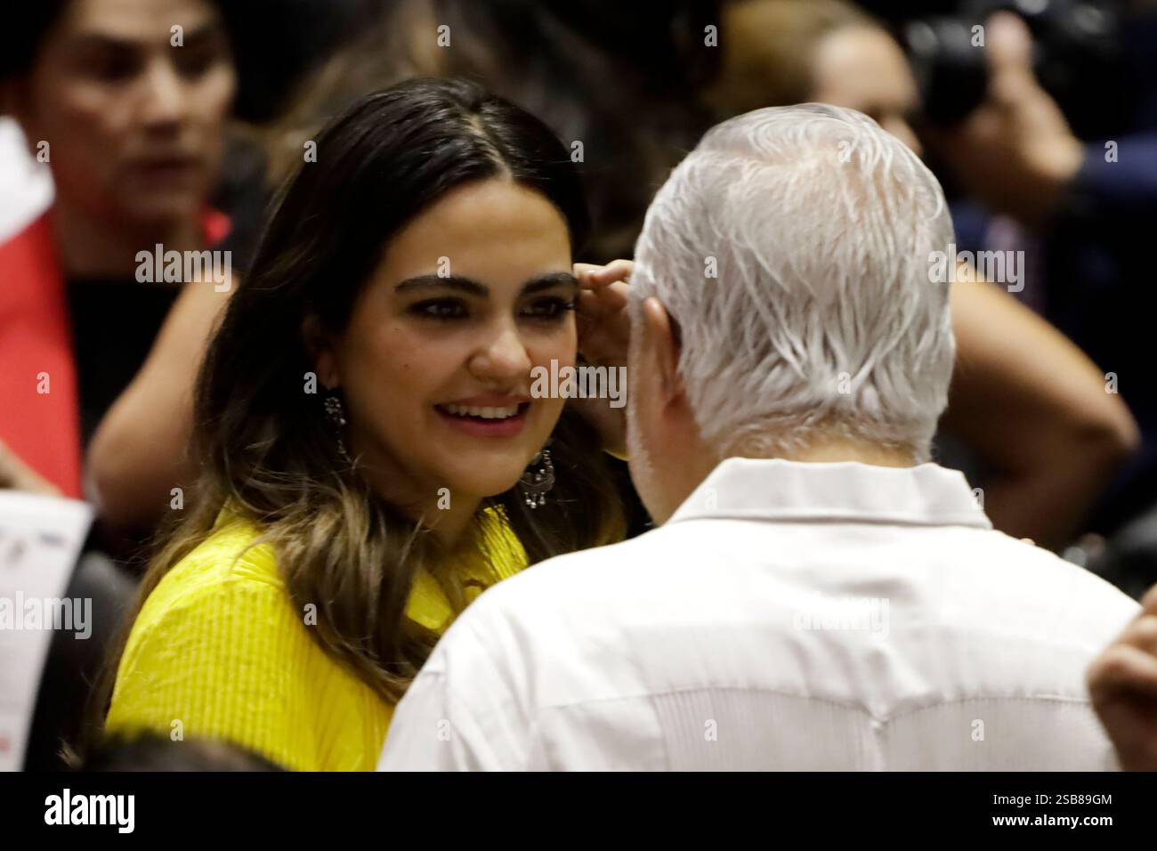 Senator Andrea Chavez during the ordinary legislative session at ...