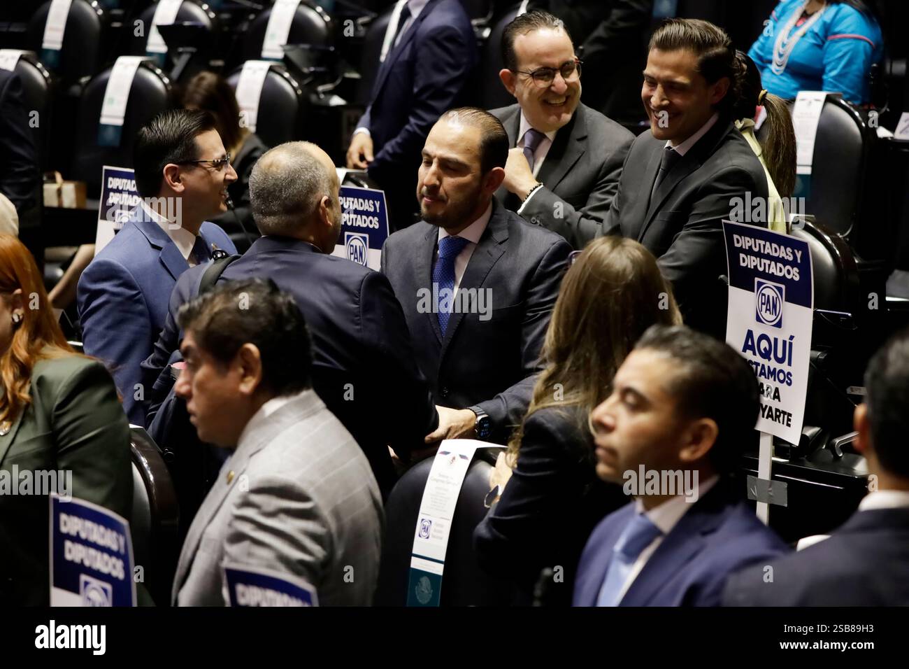 Mexico City, Mexico. 01st Feb, 2025. Senator Marko Cortes during the ...