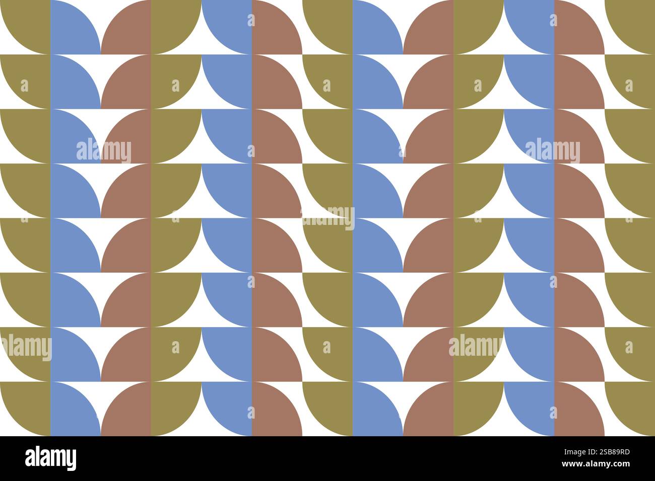 Colorful geometric pattern featuring blue, brown, and green shapes ...