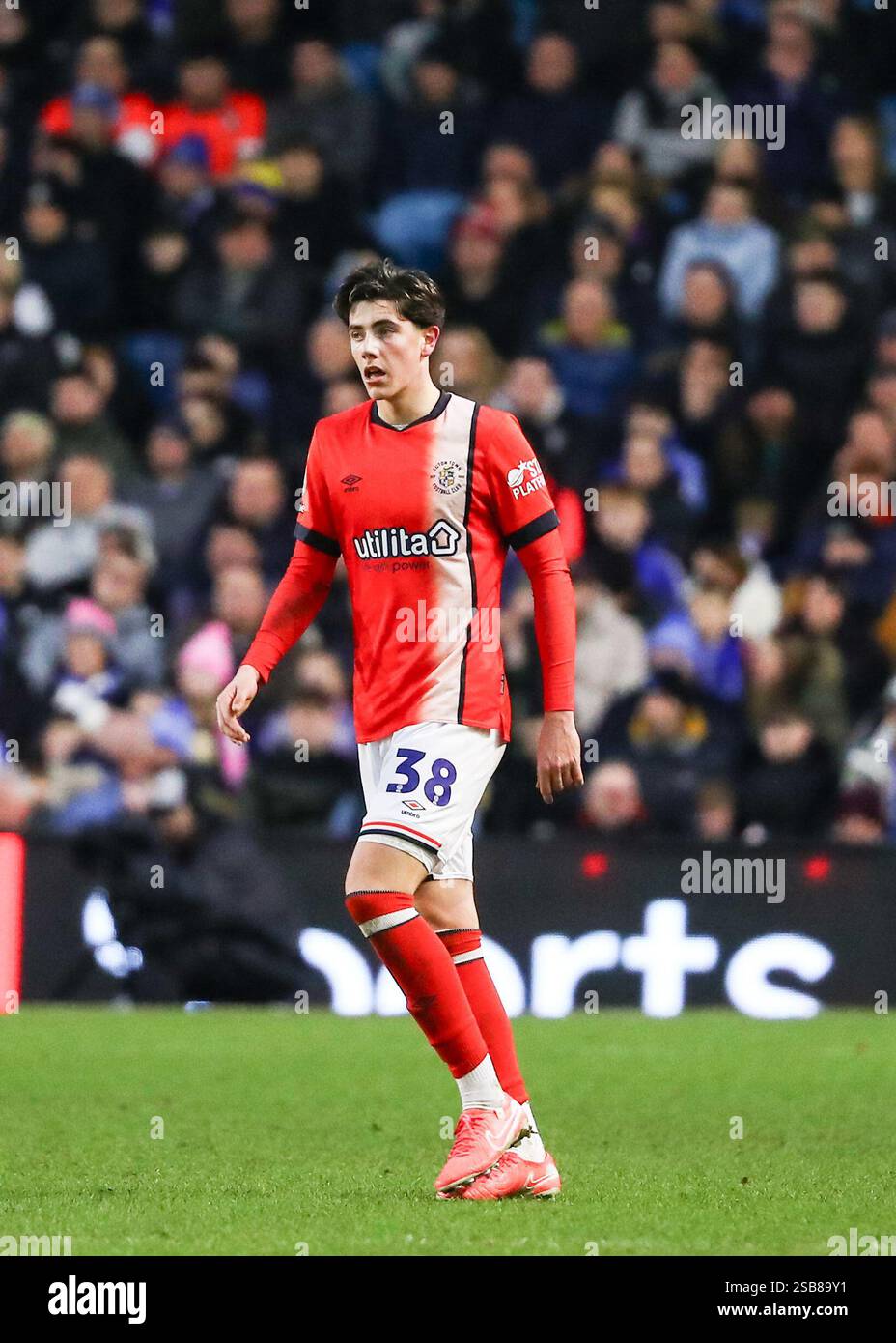 Joe Johnson of Luton Town during the Sky Bet Championship match ...