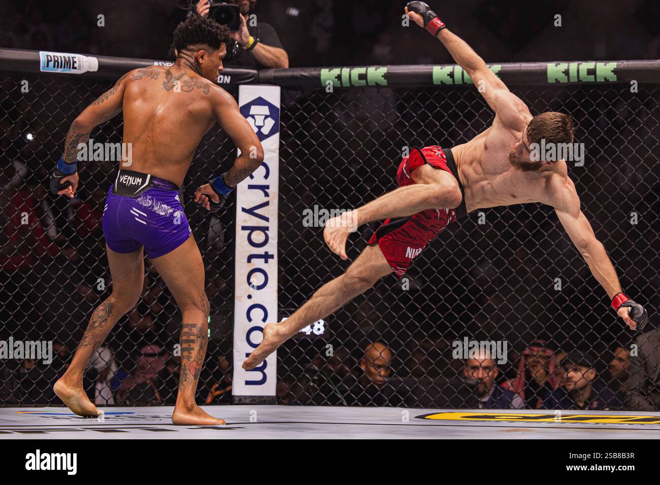 RIYADH, SAUDI ARABIA - FEBRUARY 1: Vinicius Oliveira battles Said ...