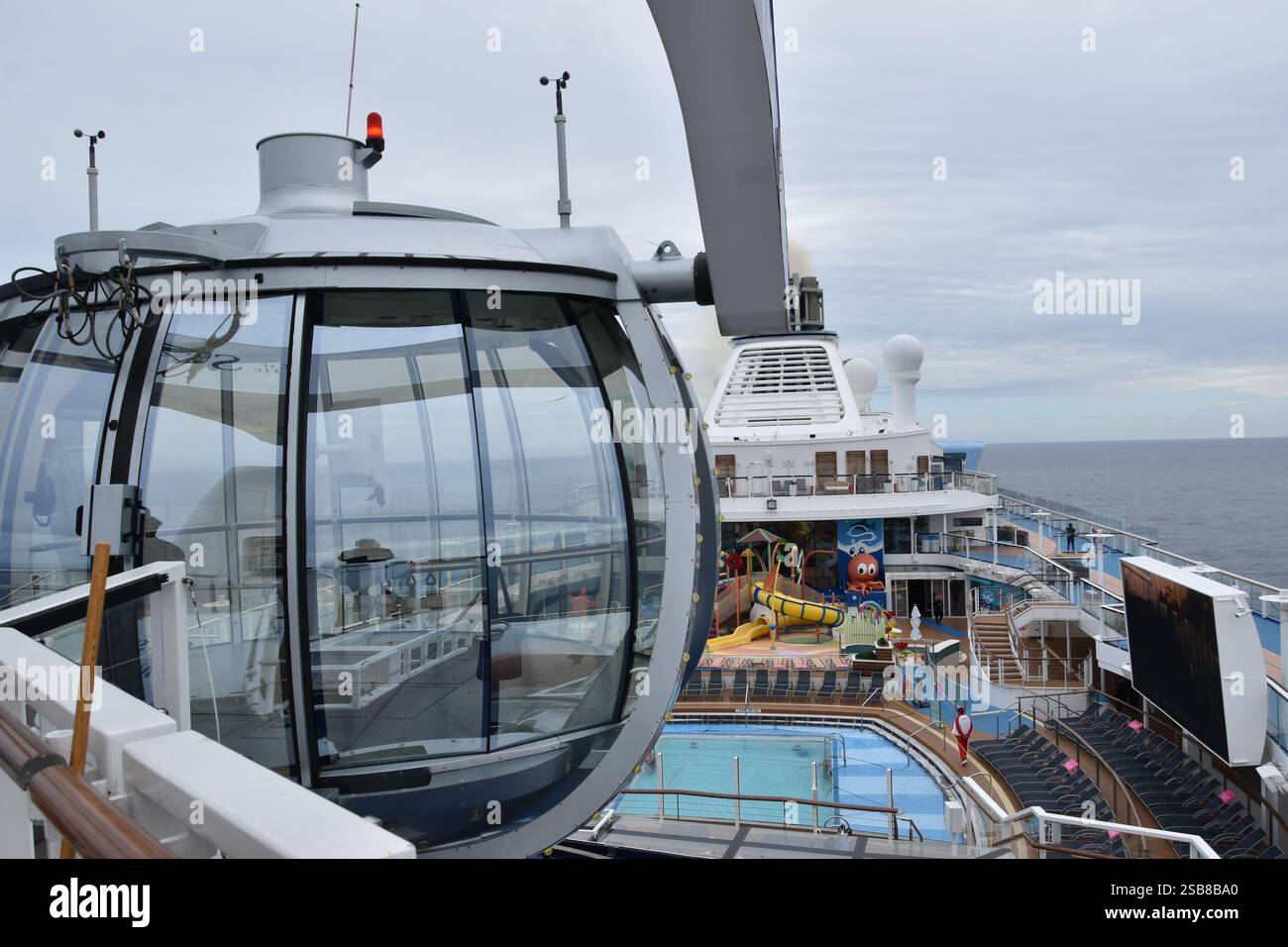 Royal Caribbean's Ovation of the Seas Cruise Ship on its way to Alaska ...