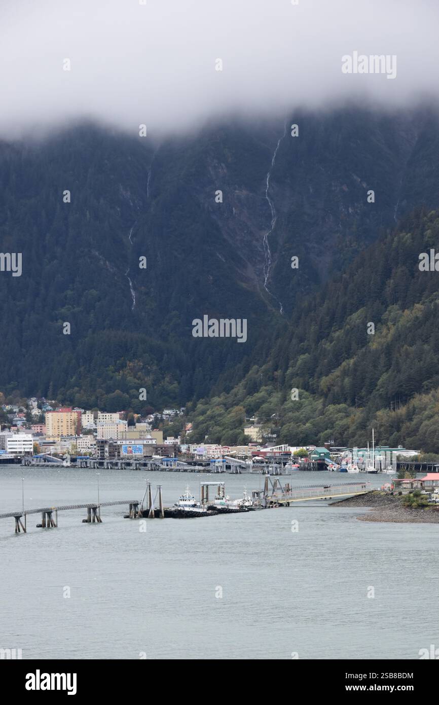 Downtown Juneau, the capital of Alaska Stock Photo - Alamy