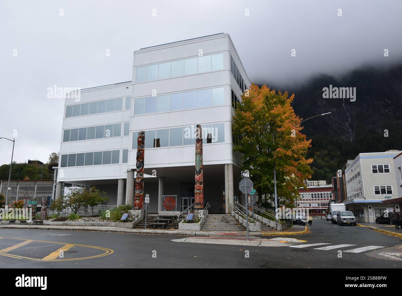 Downtown Juneau, the capital of Alaska Stock Photo - Alamy