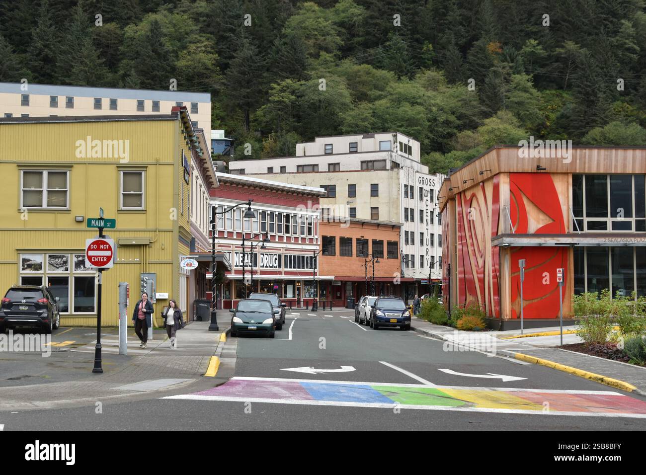 Downtown Juneau, the capital of Alaska Stock Photo - Alamy