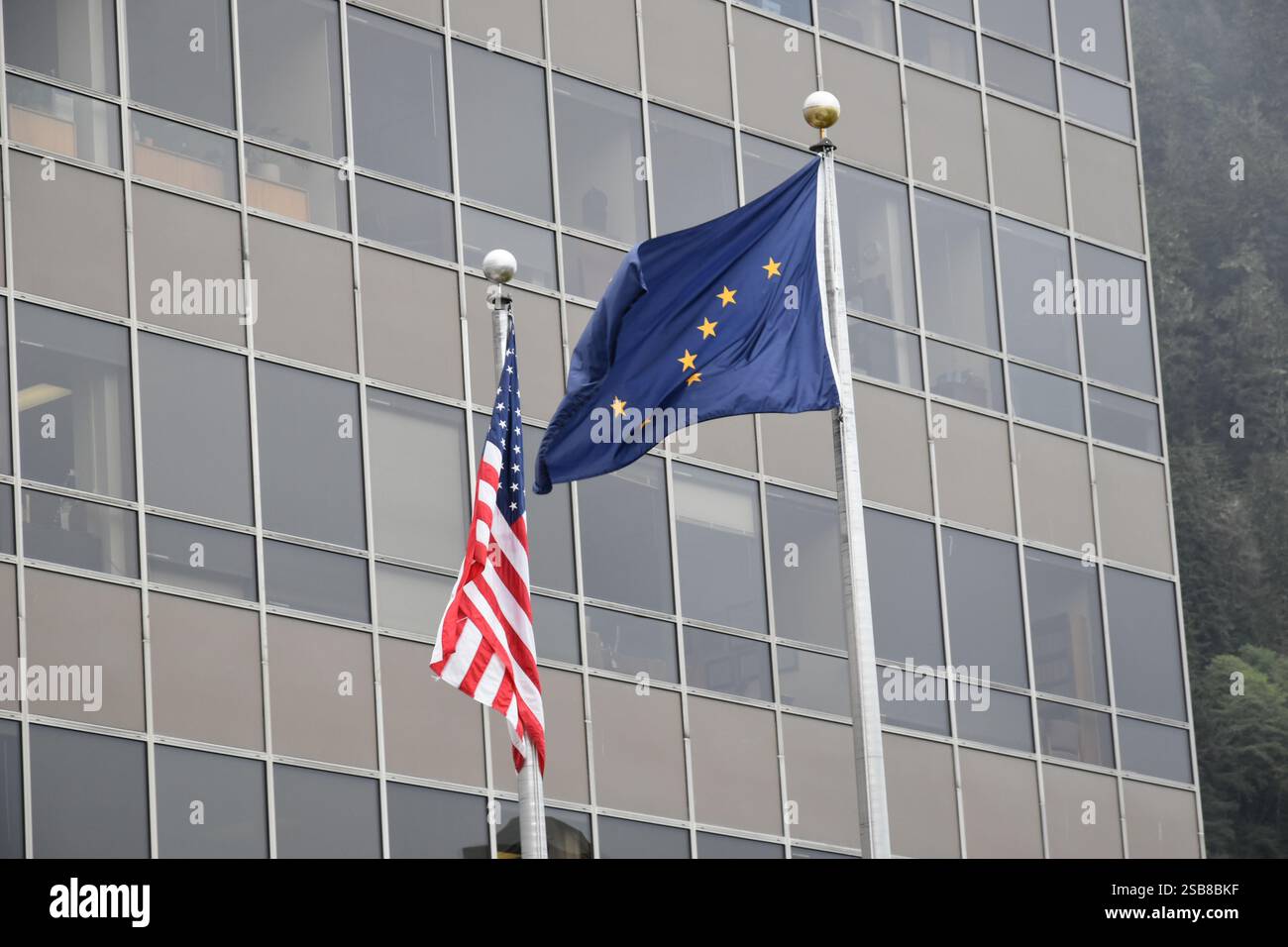 Downtown Juneau, the capital of Alaska Stock Photo - Alamy