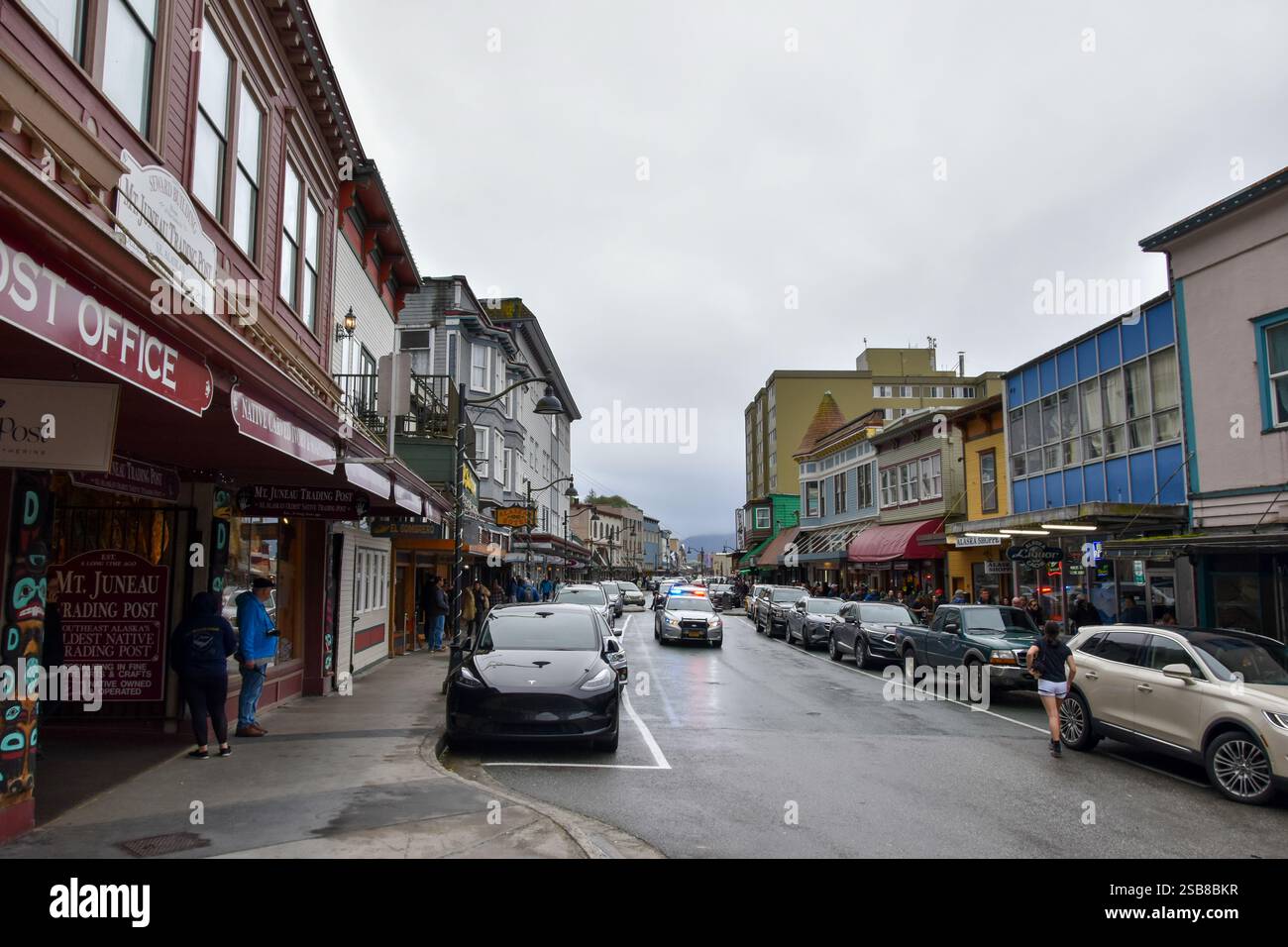 Downtown Juneau, the capital of Alaska Stock Photo - Alamy