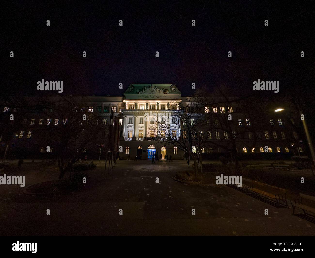 The Technical University, Technische Universitat, TU Wien, in Vienna ...