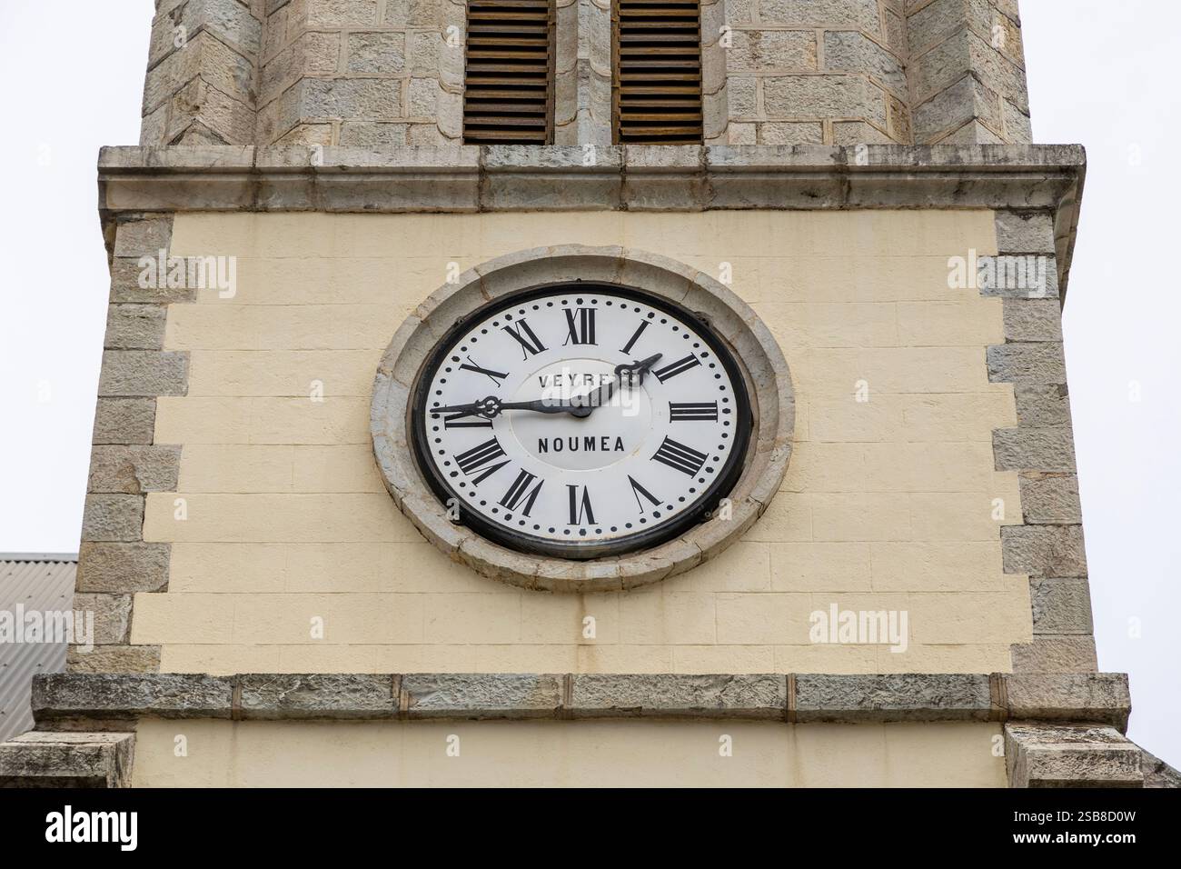 Clock of the catholic cathedral dedicated to the Saint Joseph, built ...