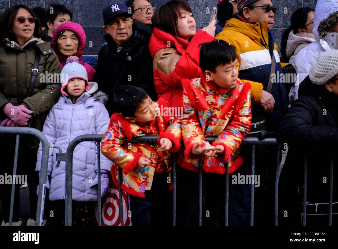 Queens, New York, USA. 1st Feb, 2025. Crowds during the 2025 Queens ...