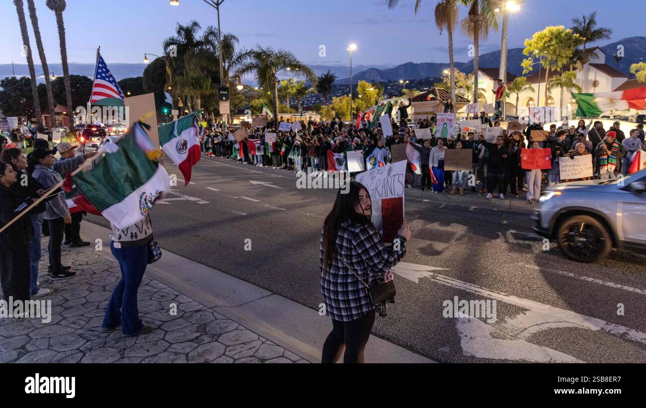Santa Barbara, California, USA. 31st Jan, 2025. Over 500 people ...