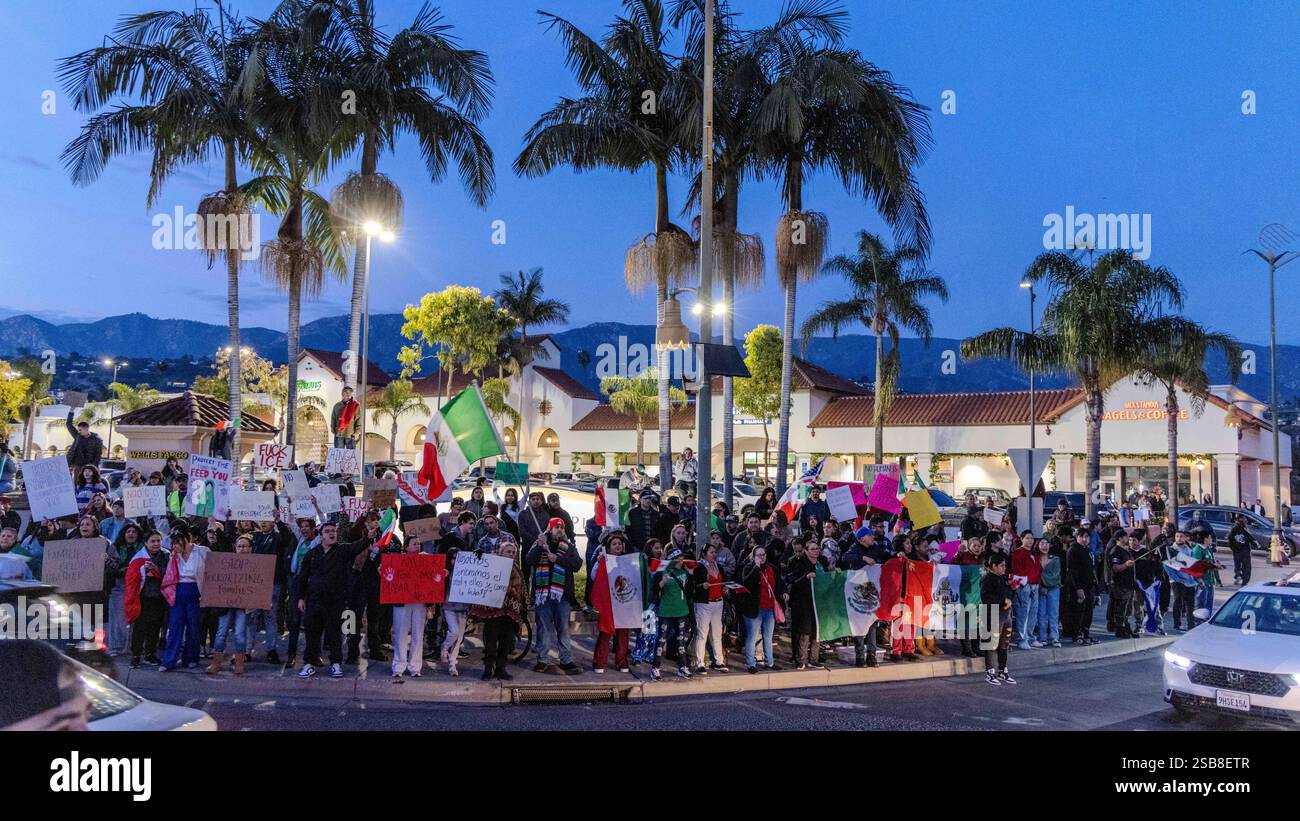Santa Barbara, California, USA. 31st Jan, 2025. Over 500 people ...