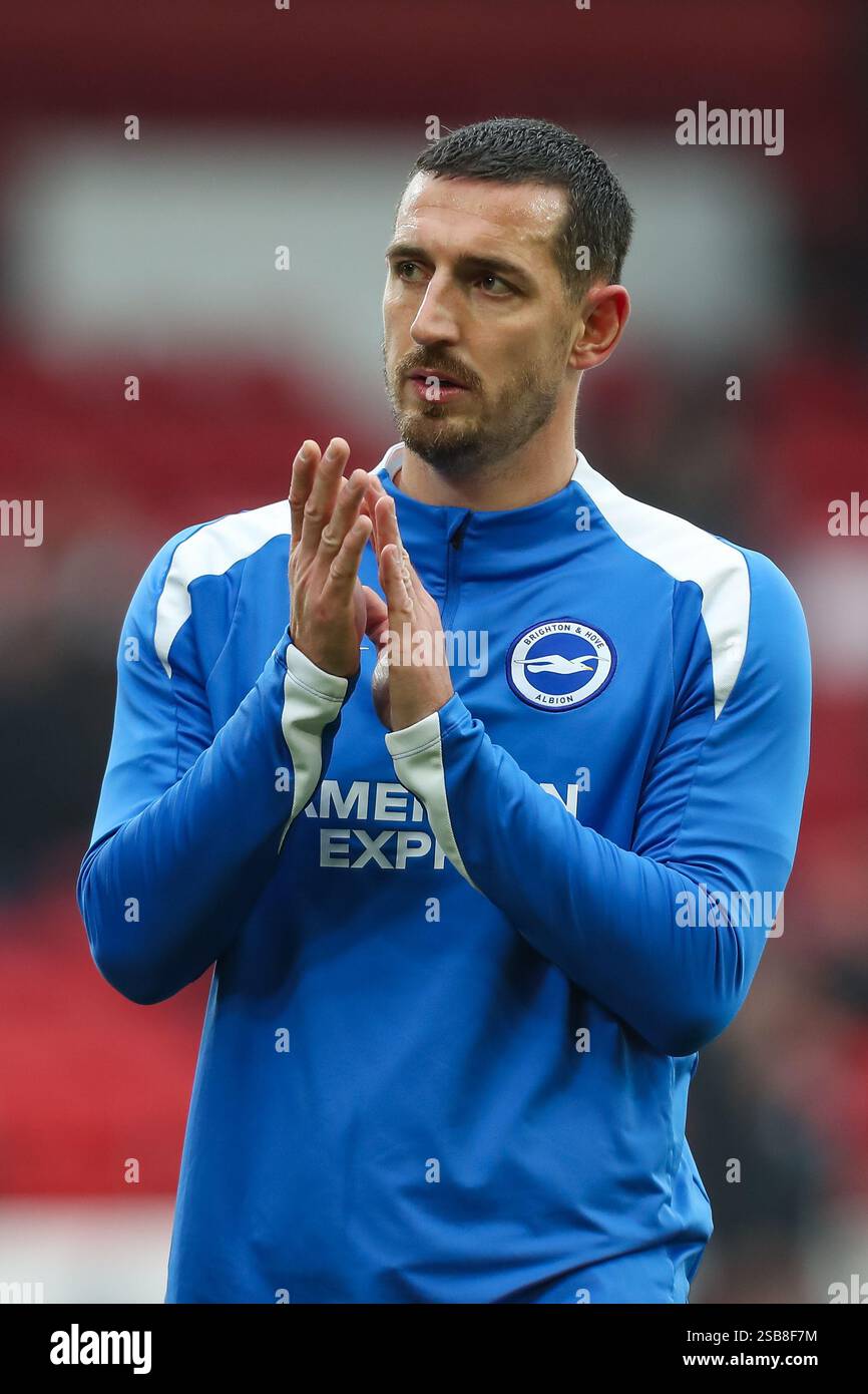 Nottingham, UK. 01st Feb, 2025. Lewis Dunk Of Brighton & Hove Albion ...