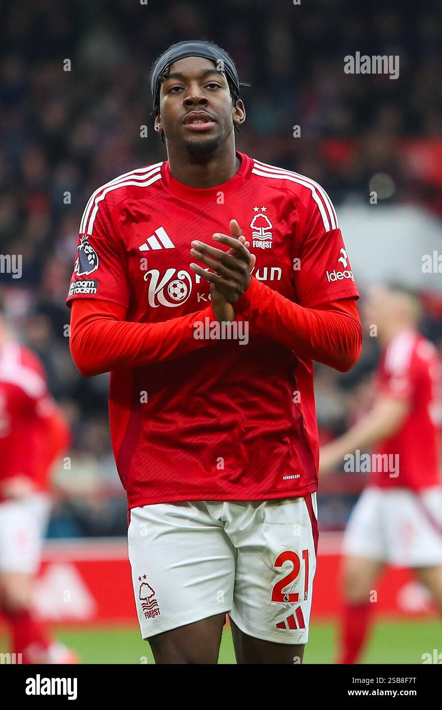 Nottingham, UK. 01st Feb, 2025. Nottingham Forest forward Anthony ...