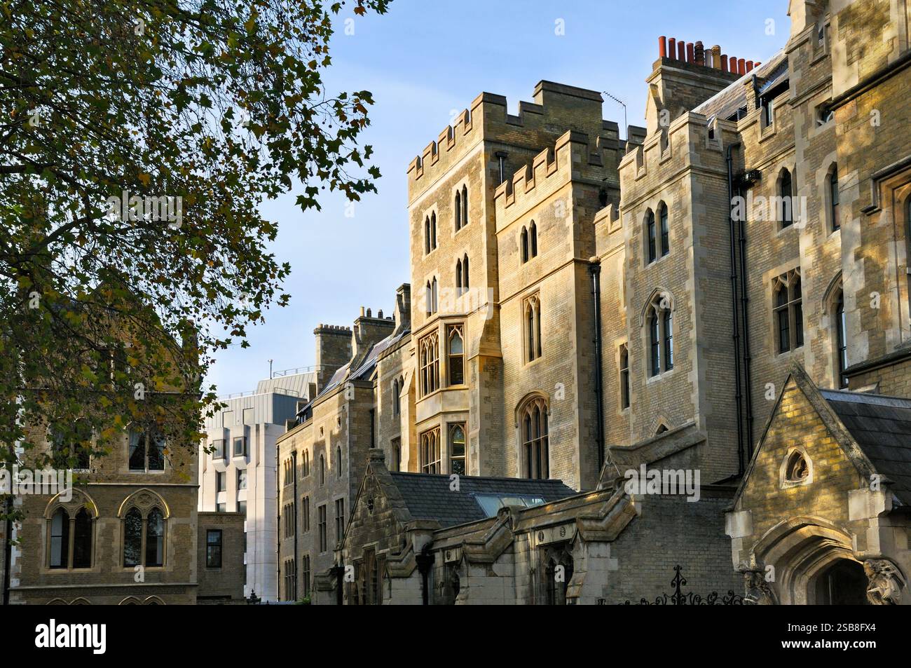Historic buildings in Dean's Yard, Westminster Abbey precinct, London ...