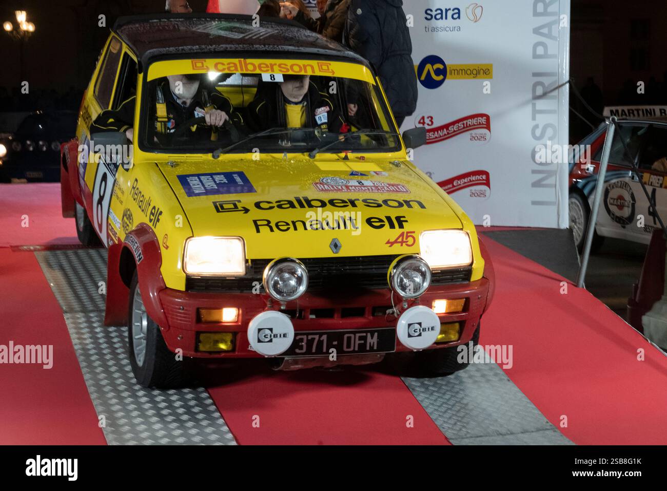 Turin, Italy.January 30 , 2025.Classic Cars for the Rallye Monte-Carlo ...