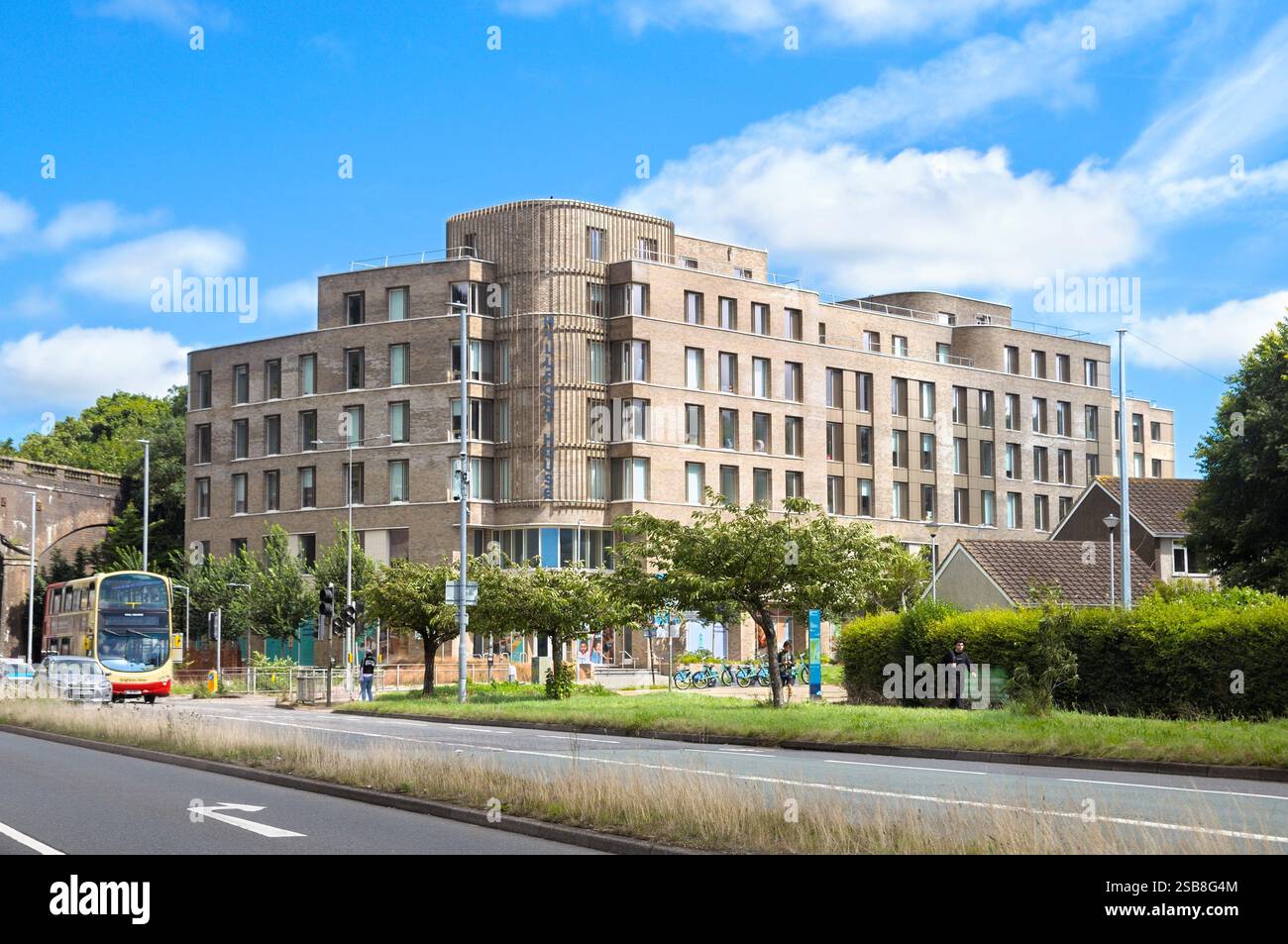 Exterior view of Hillfort House, student accommodation for Brighton ...