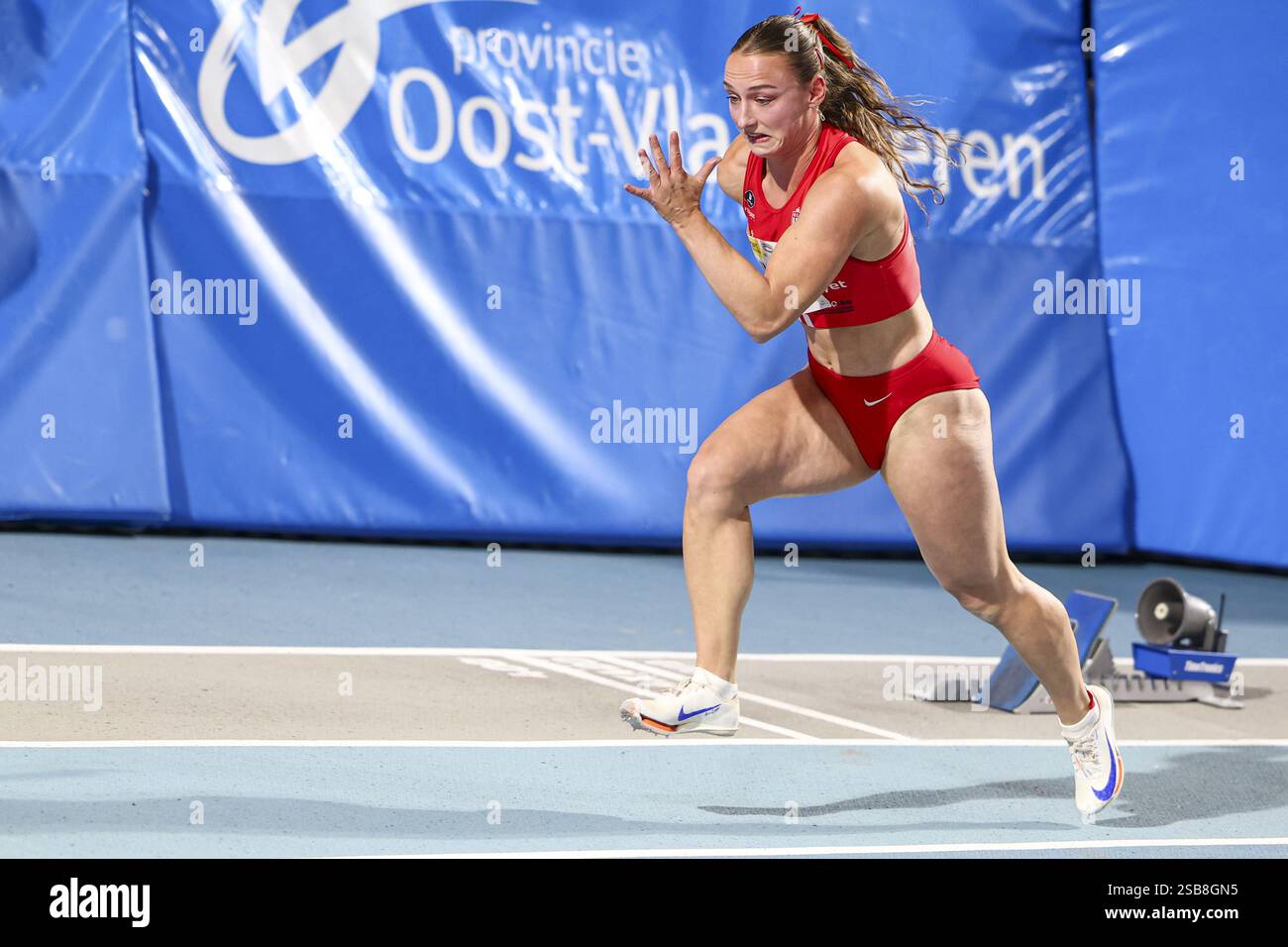 Gent, Belgium. 01st Feb, 2025. Belgian Rani Vincke pictured in action ...